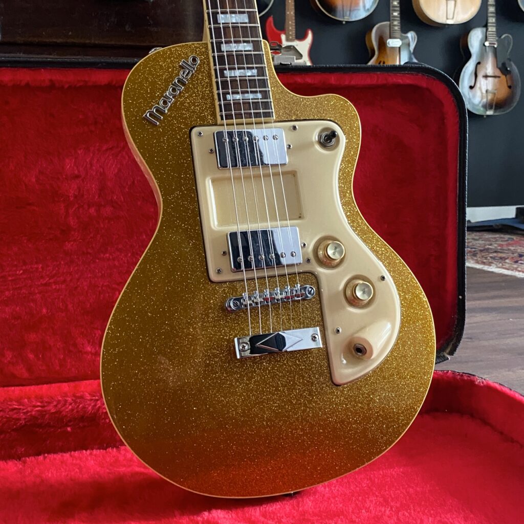 Italia Maranello Classic Gold Sparkle 2010s - The Guitar Company